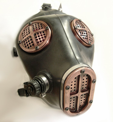 Apocalypse Hardware Industrial Gas Mask - Antiqued Copper : Delicious ...