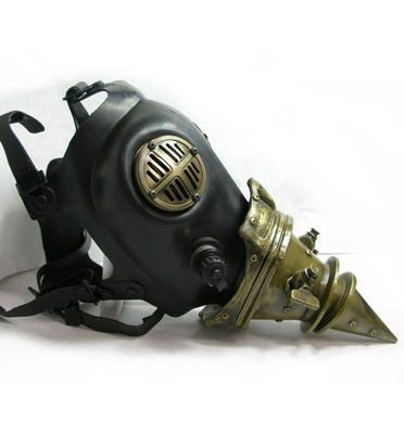 Apocalypse Hardware Metal Plague Doctor Mask - Antique Brass ...