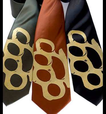 Cyberoptix Knuckle Sandwich Tie : Delicious Boutique
