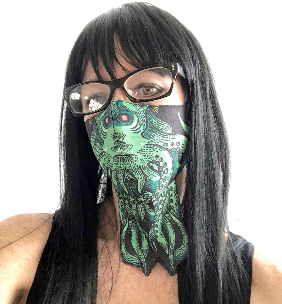 Cyberoptix Cthulhu Mask with Tentacles : Delicious Boutique