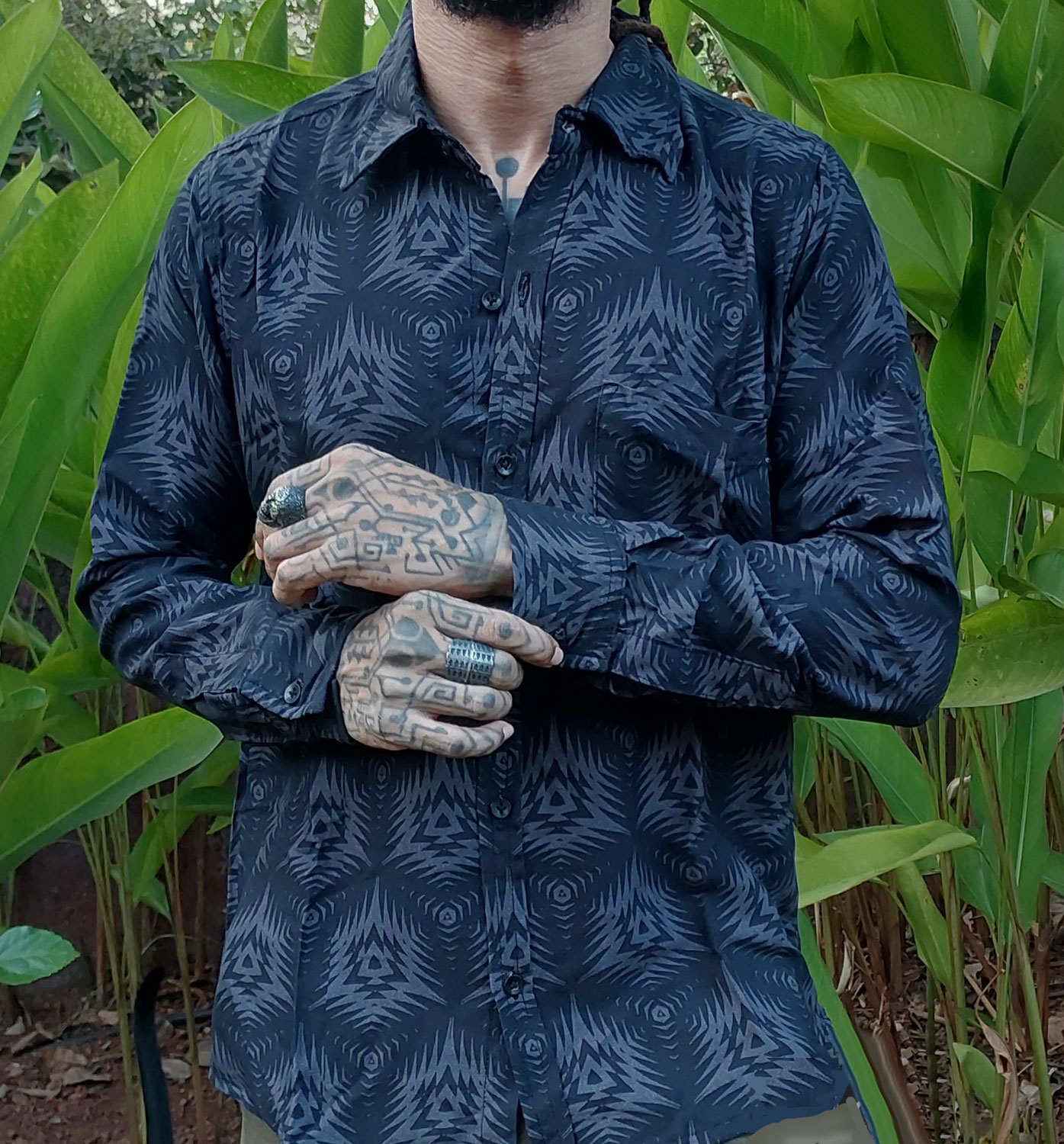 Butcher Apparel L/S Button Up Shirt - Blakc : Delicious Boutique