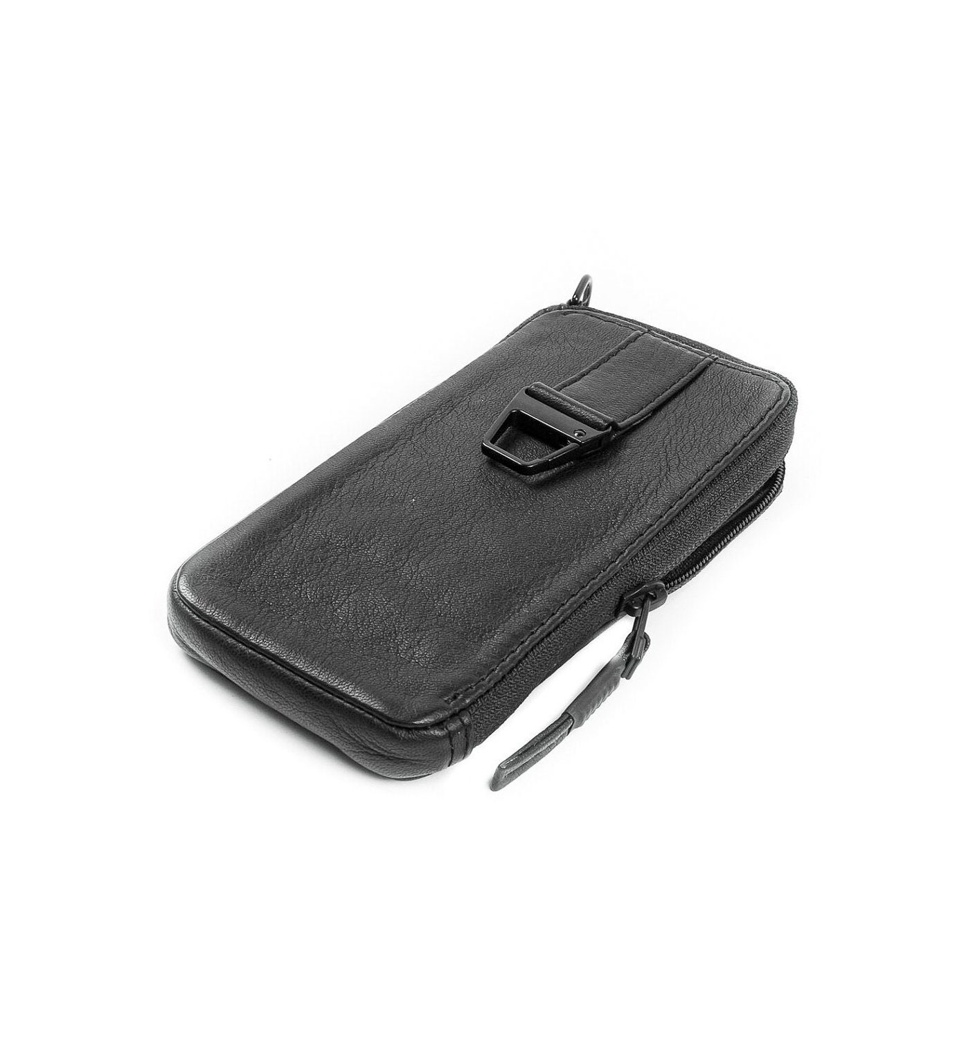 Jungle Tribe Static Black Leather Phone Case : Delicious Boutique