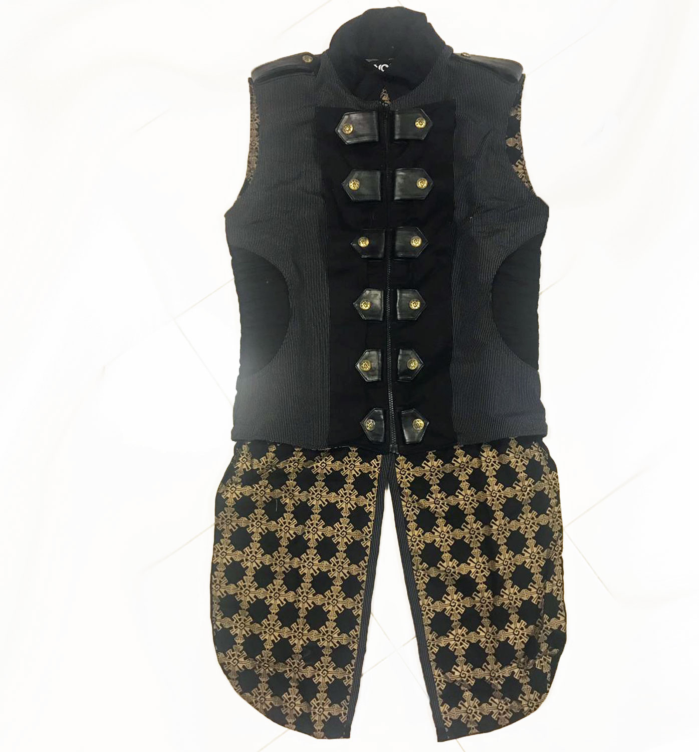 AD Now Steampunk Band Vest : Delicious Boutique