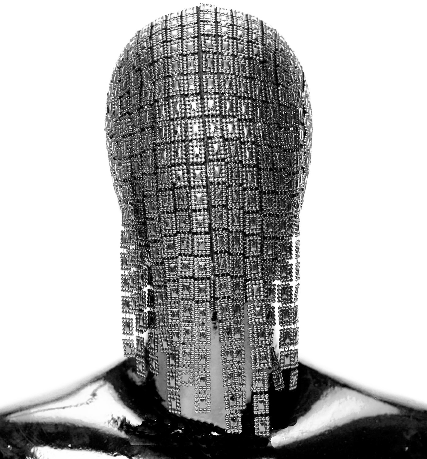 Cryptic 9 Silver Gladiator Full Face Mask : Delicious Boutique