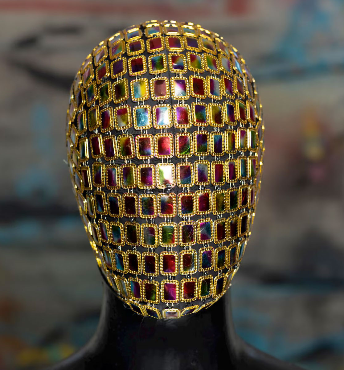 Cryptic 9 Cosmic Disco Gold Full Face Mask : Delicious Boutique