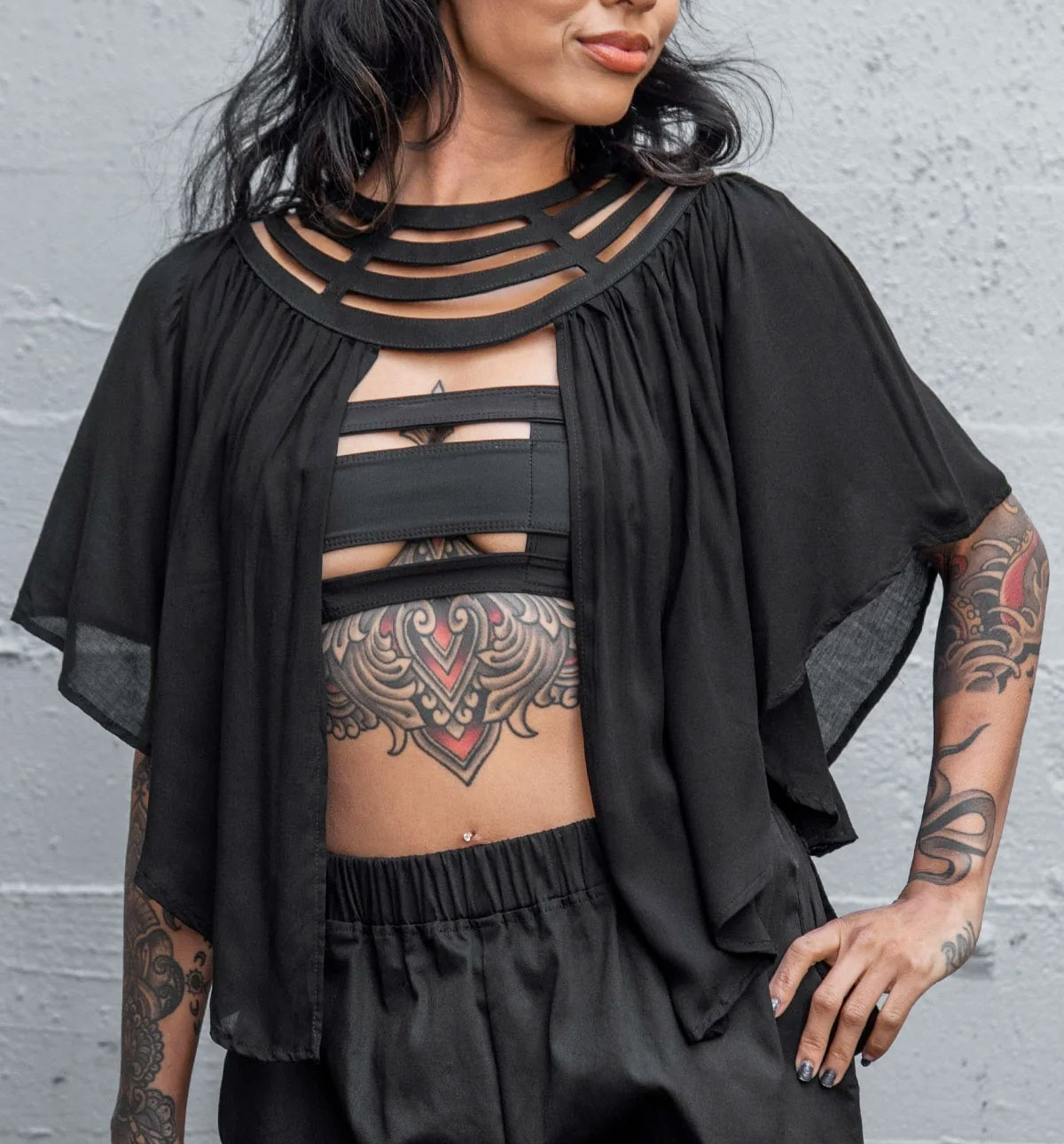 5D x Stellar Dust Desert Cape - Rayon : Delicious Boutique