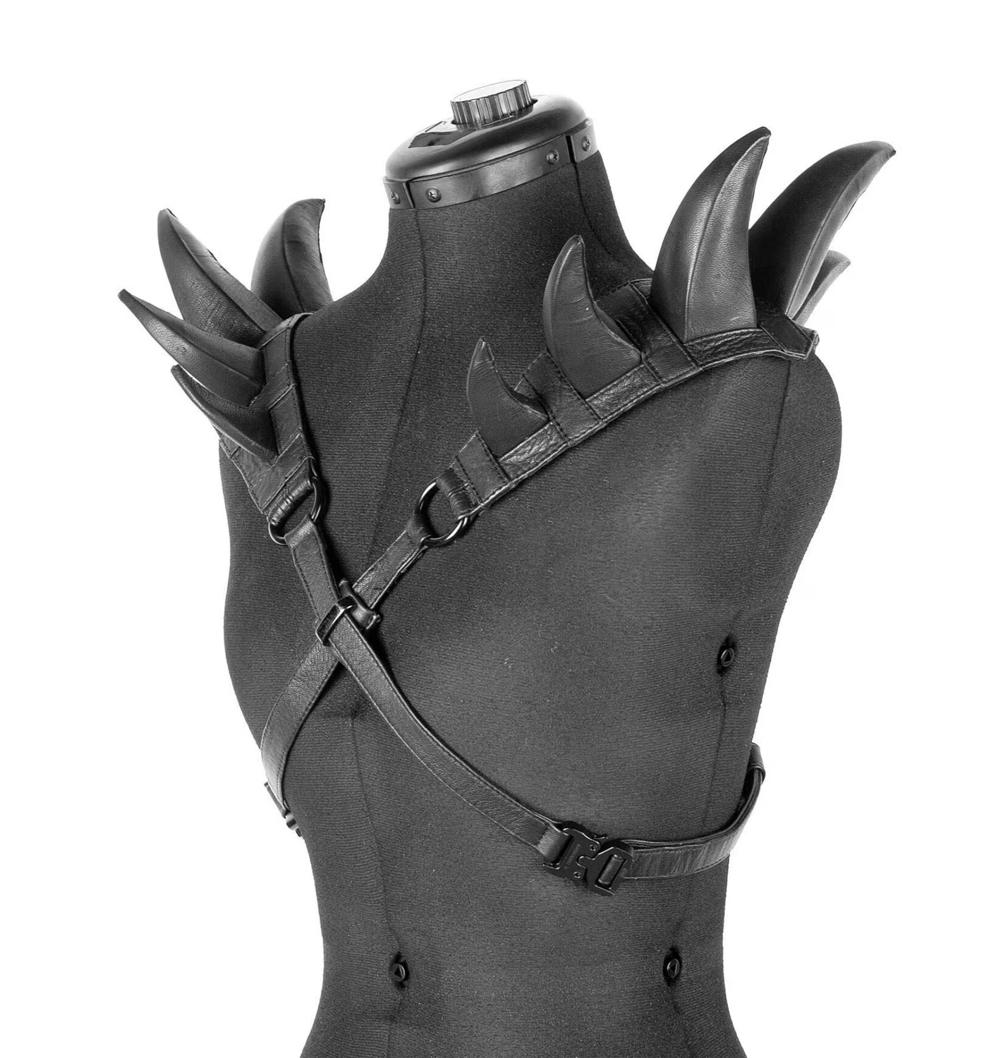 Jungle Tribe Cross Hatch Spiked Shoulder Harness : Delicious Boutique