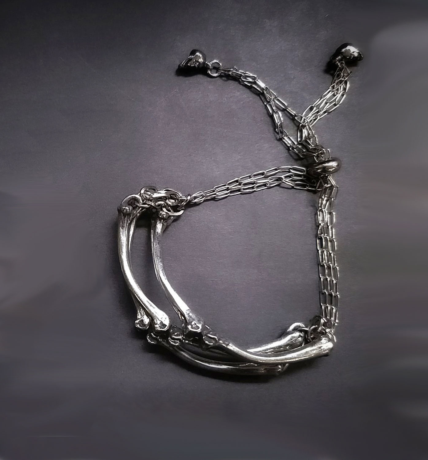 Martha Rotten Triple Bone Slider Bracelet : Delicious Boutique