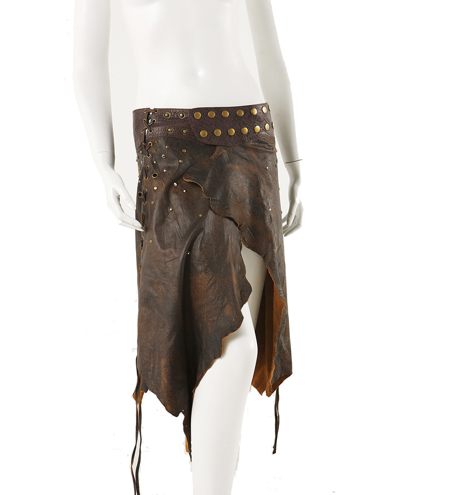 AD Now Urban Mayan Long Leather Wrap Kilt : Delicious Boutique