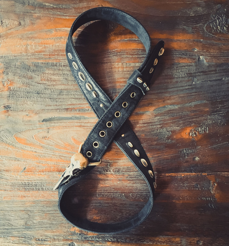 Anahata Designs Biawa Belt - Old Crow : Delicious Boutique