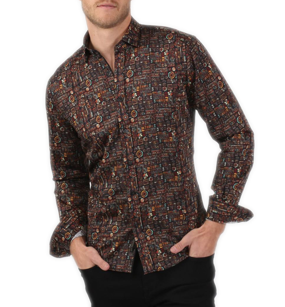 Symbolism Button Up Shirt : Delicious Boutique