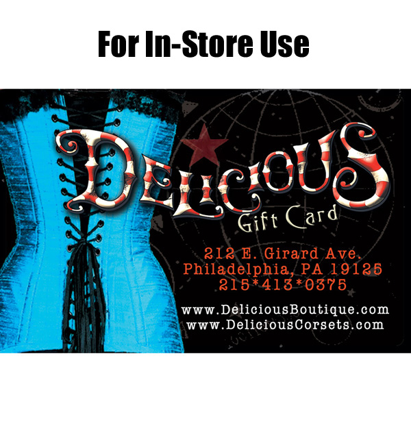 Delicious Gift Card - For In-Store Use : Delicious Boutique
