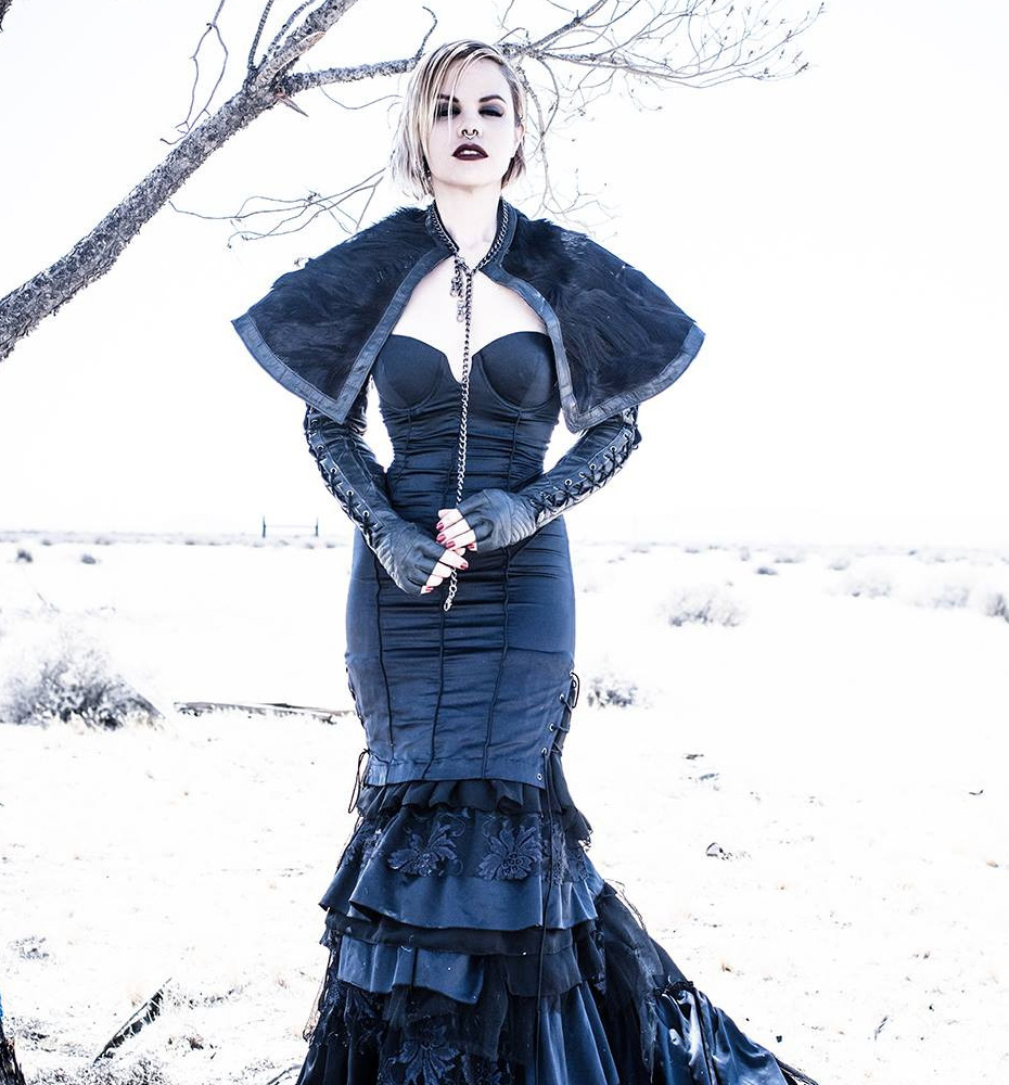 Ritual Raven Fur Cape : Delicious Boutique