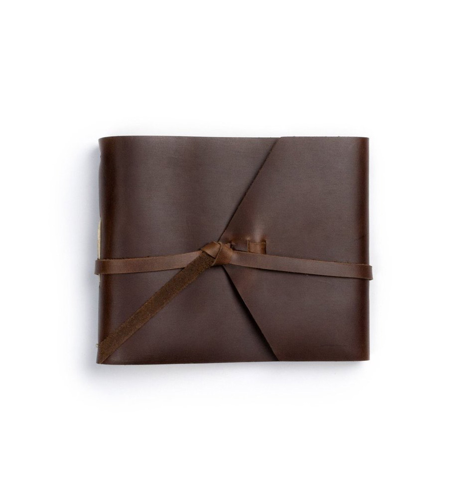 Rustico Leather Leather Guest Registry : Delicious Boutique