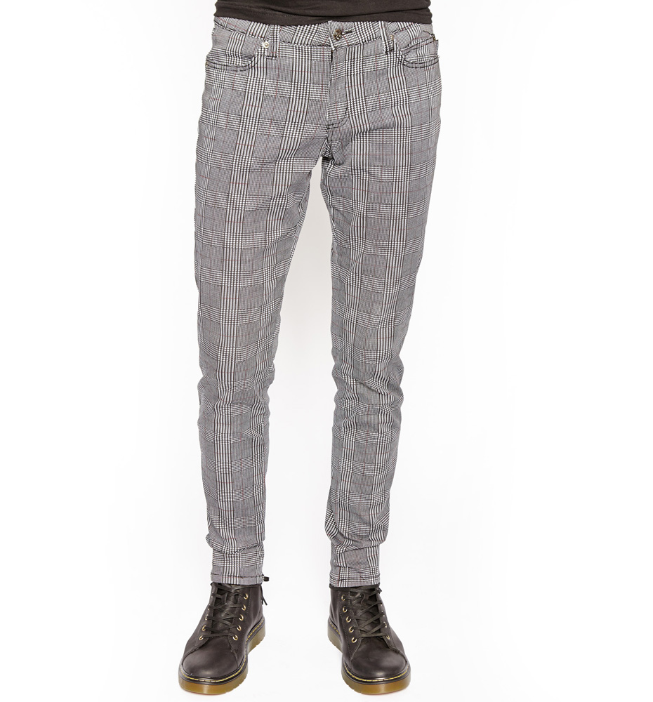 Tripp NYC Glen Plaid Rocker Jean : Delicious Boutique